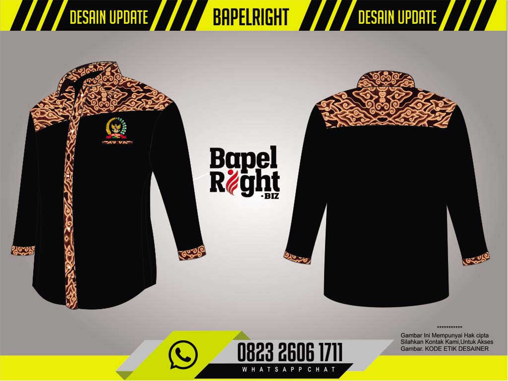 Baju Batik BPD | Konveksi Seragam Bapelright | Logo resmi BPD