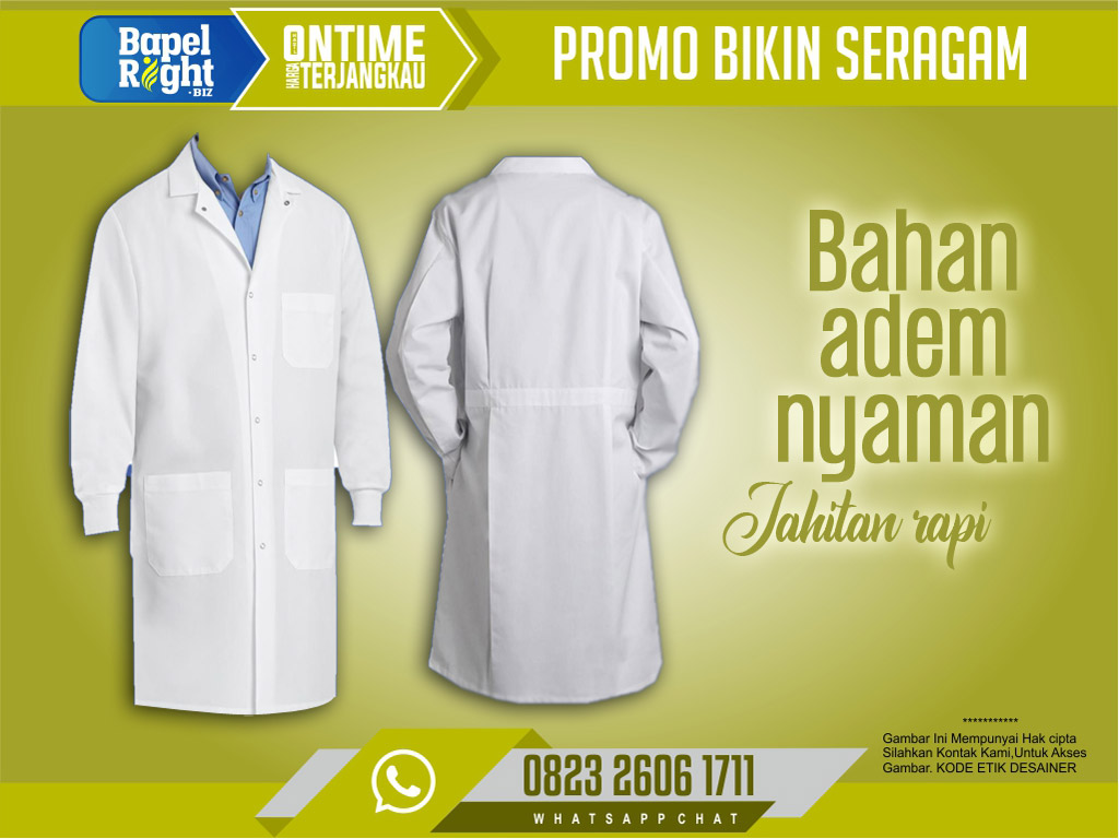 Desain Jas Laboratorium | model jas laboratorium terbaru | Harga Jas