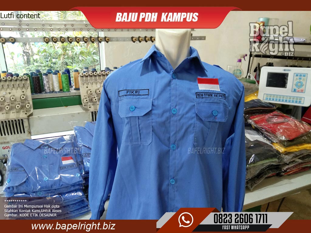 Desain Baju PDH Kampus | keren | Bapelright